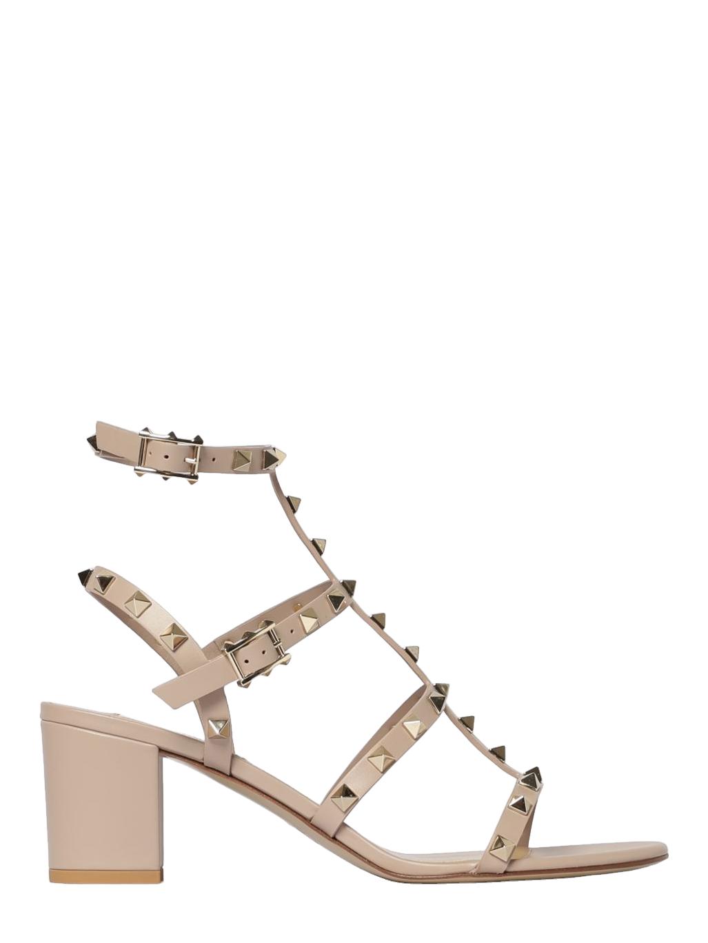 VALENTINO rockstud spike small leather top-handle bag